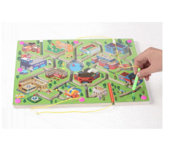 Magnetic Maze - City Game – www.edutoys.lk