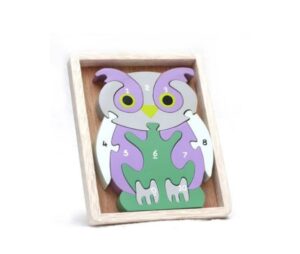 Jigsaw Puzzle - Owl Puzzle - 1-10 Numbers – www.edutoys.lk